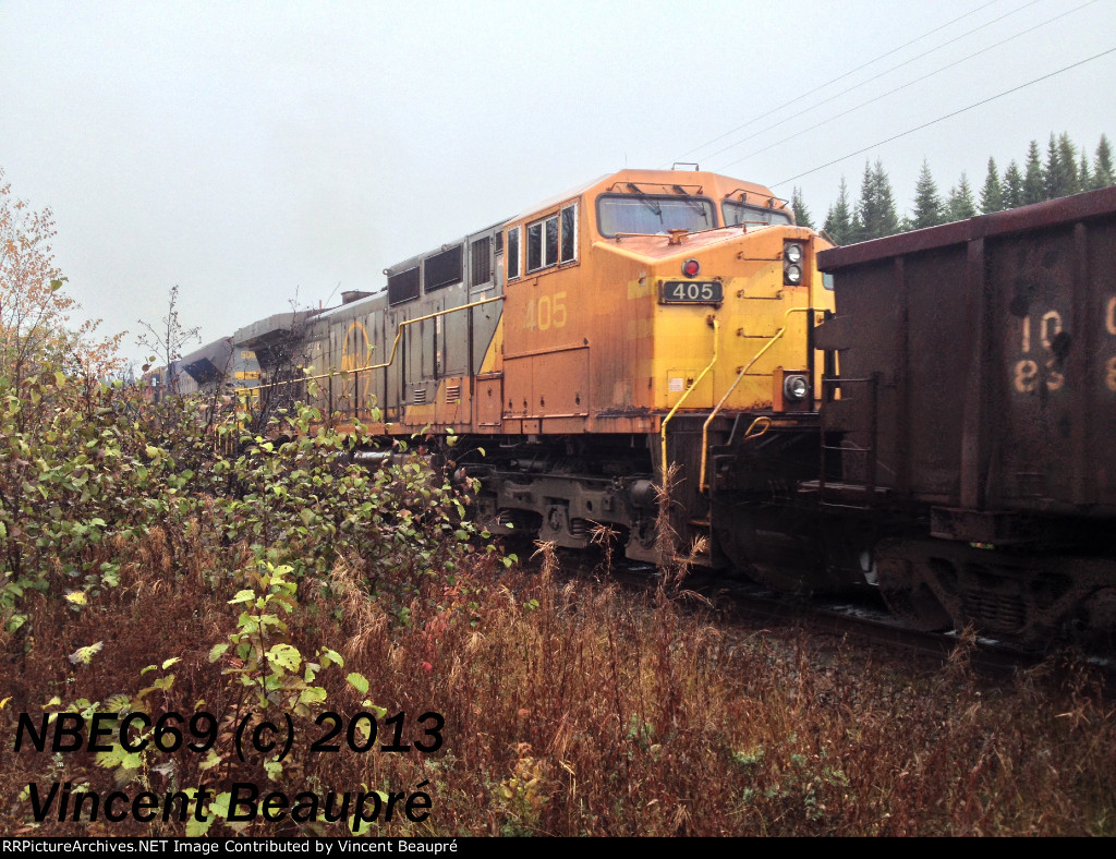 QNS&L 405 on the 508 Northbound Iron Ore